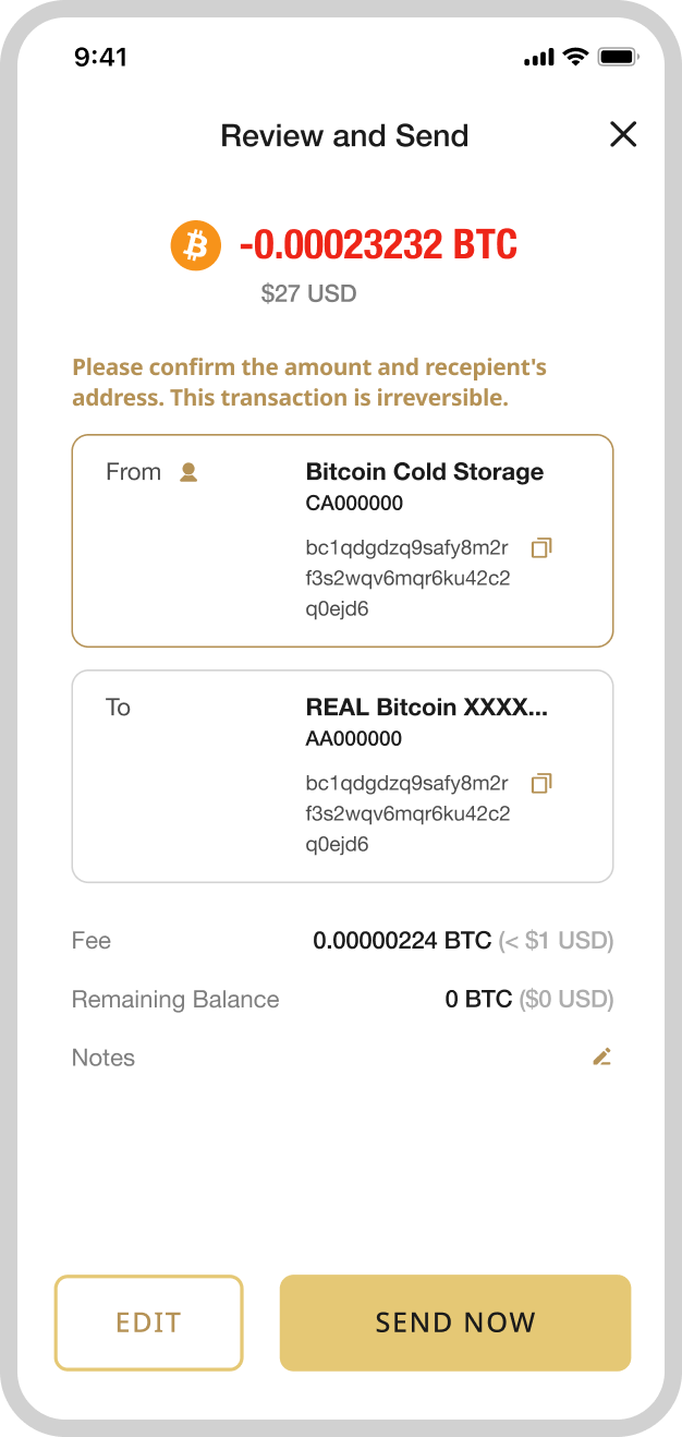 How to Transfer Crypto Assets from a Ballet Cold Storage Coin – Ballet